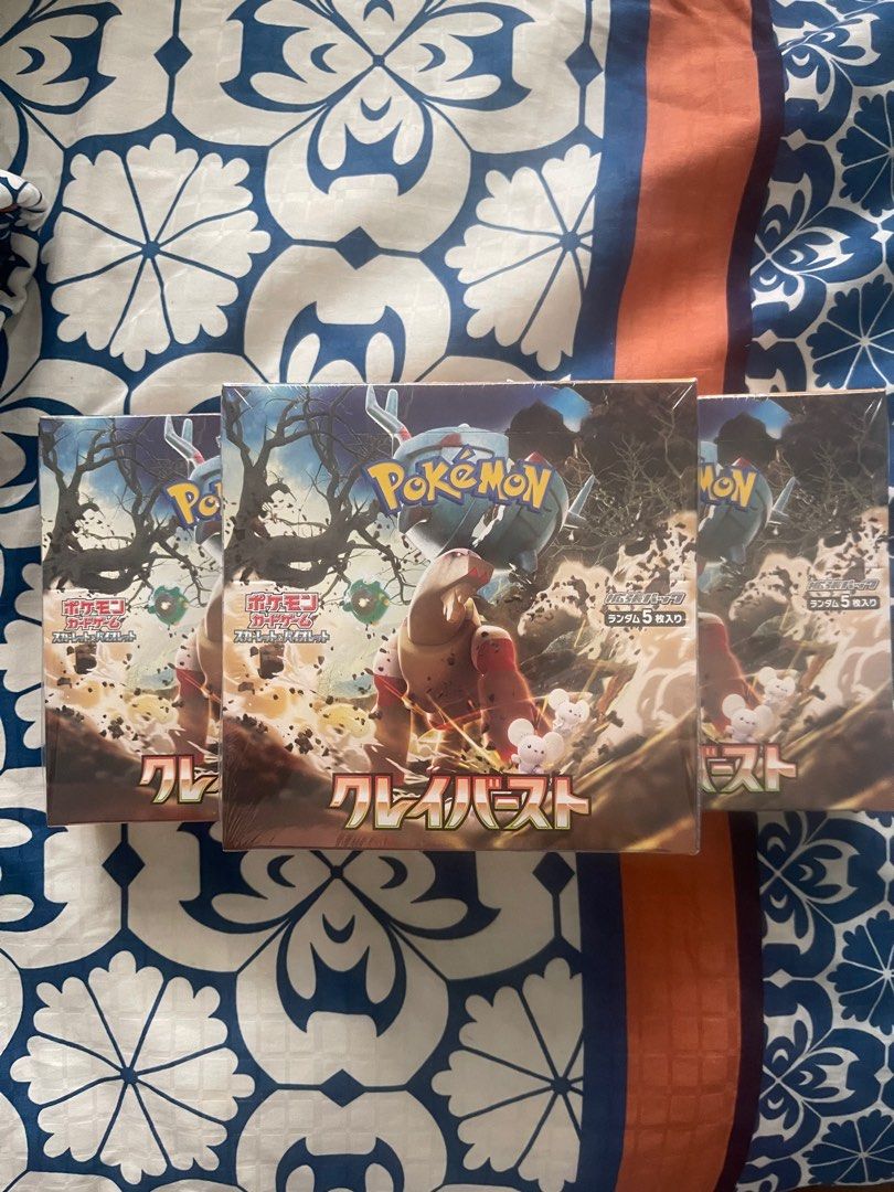 Japanese Pokemon ClayBurst(Sv2D), Hobbies & Toys, Toys & Games on Carousell