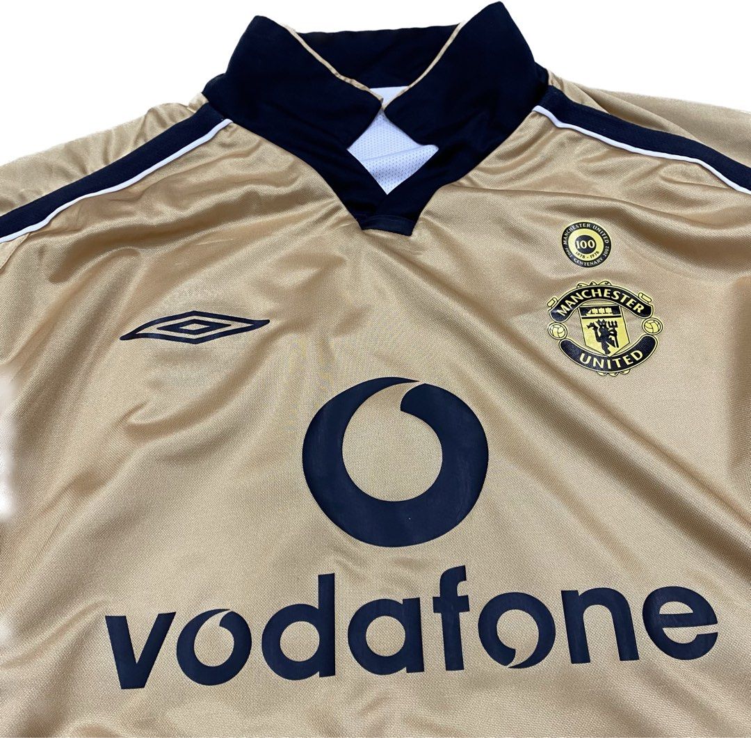 Jersey manchester united reversible 2001/02 original legit, Men's ...