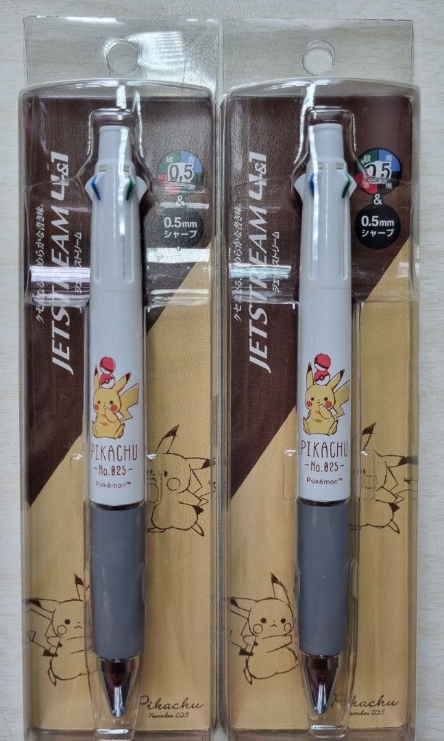 Jetstream 4&1 Pen Pikachu 025 Series, Hobbies & Toys, Stationery & Craft, Stationery & School ...