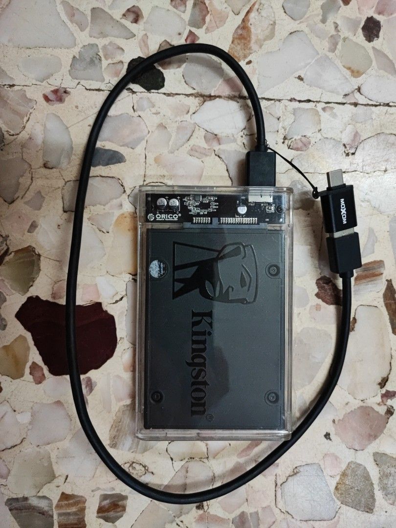 Orico External Casing & Kingston SSD 1.0 TeraByte, Computers & Tech, Parts & Accessories, Hard ...