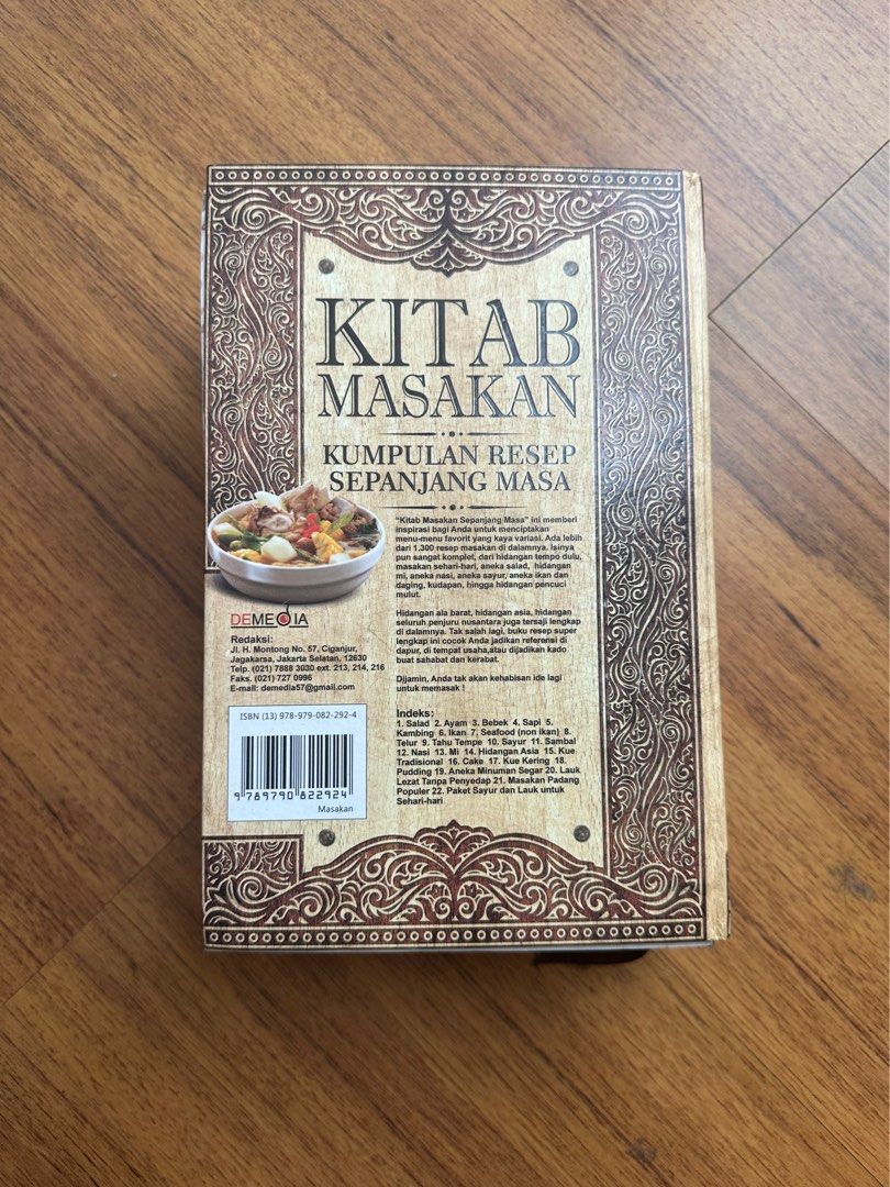 Kitab masakan kumpulan resep sepanjang masa, Buku & Alat Tulis, Buku di ...