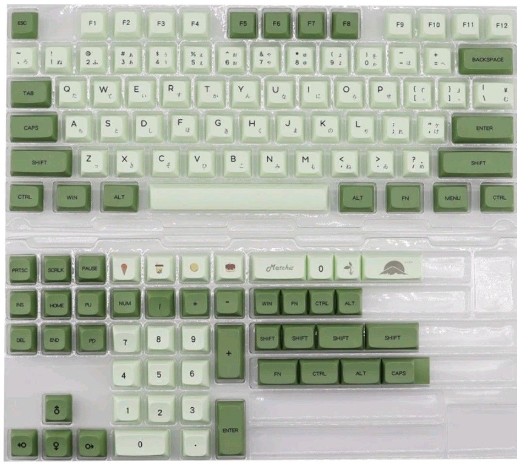 Korean Matcha custom keycaps, Computers & Tech, Parts & Accessories ...