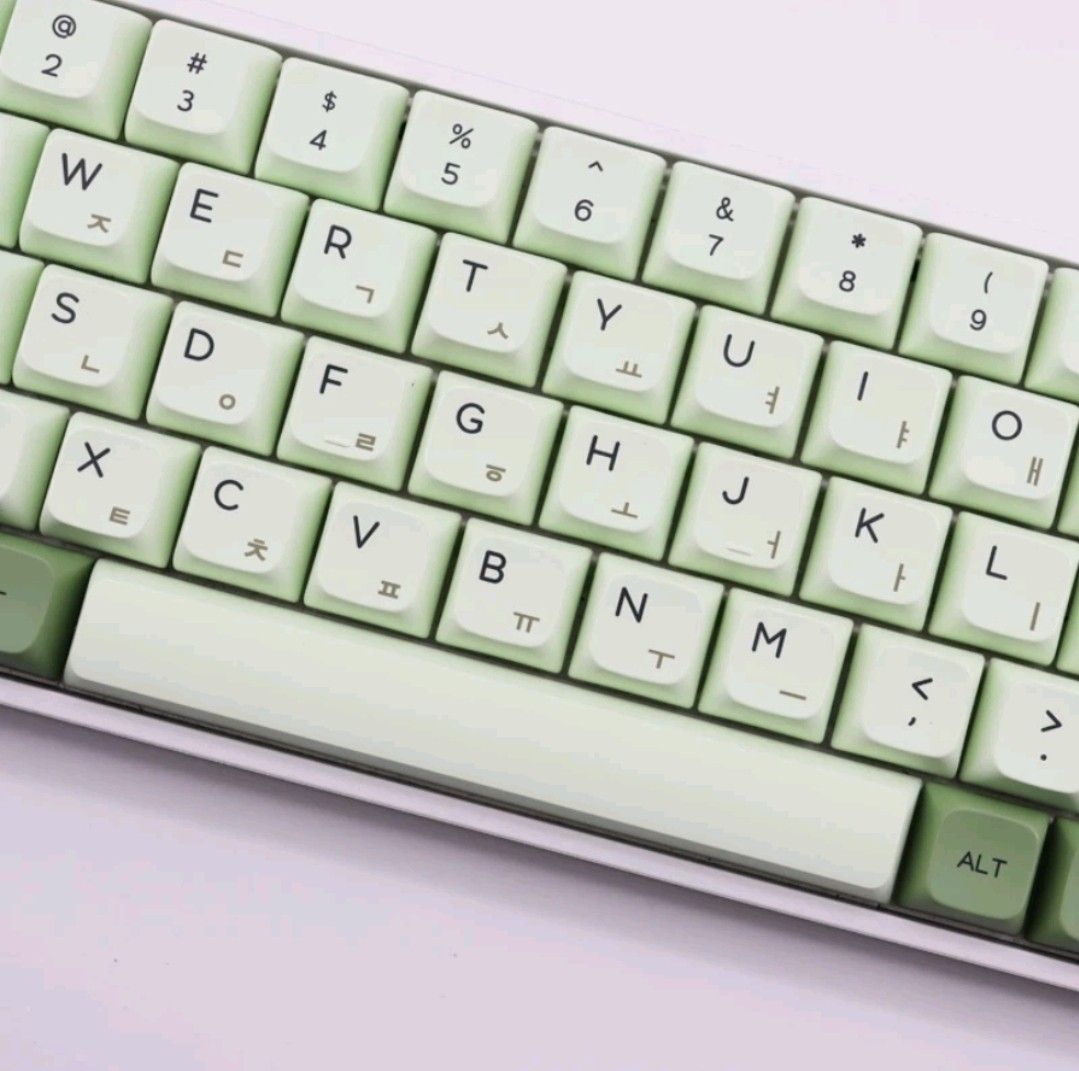 Korean Matcha custom keycaps, Computers & Tech, Parts & Accessories ...