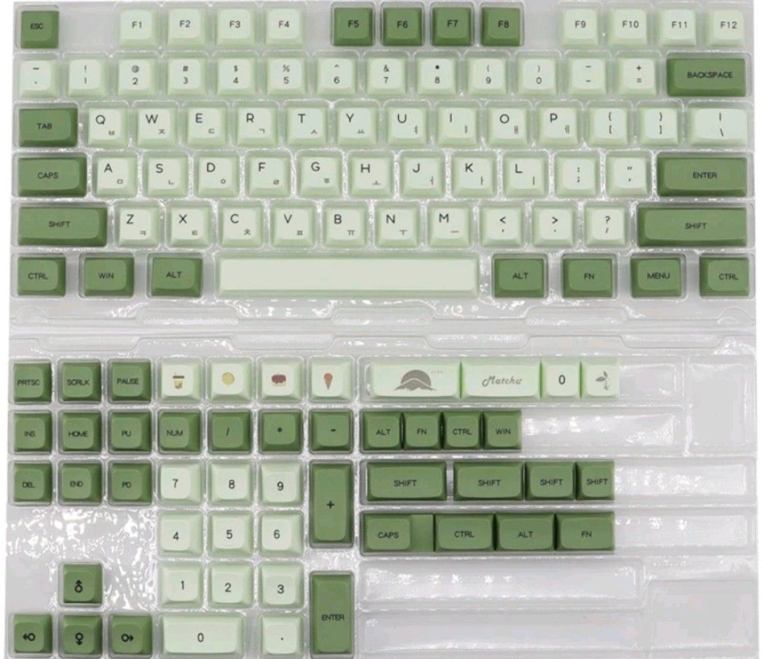 Korean Matcha custom keycaps, Computers & Tech, Parts & Accessories ...