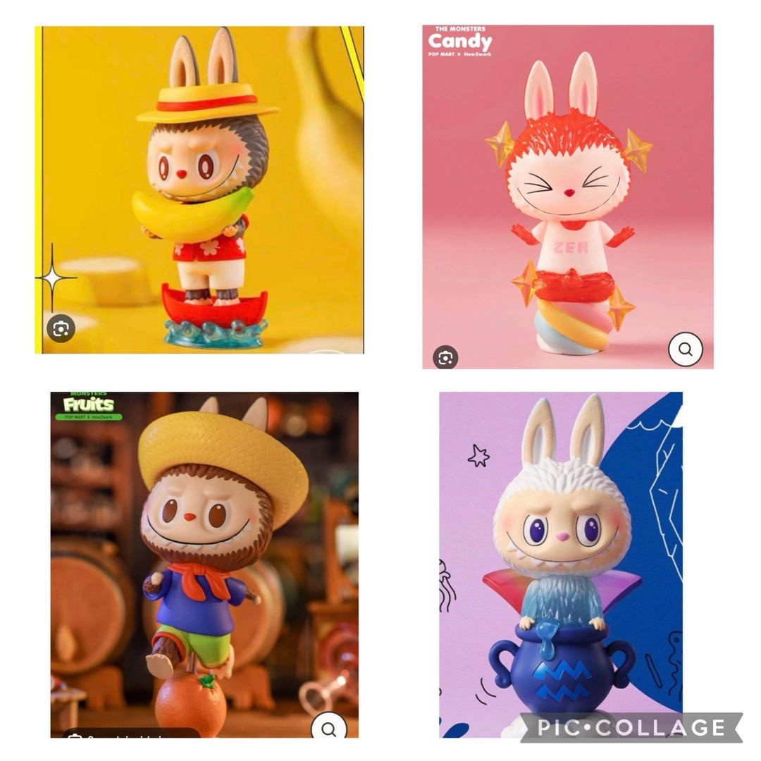 Labubu Orange Aquarius Banana Marshmallow, Hobbies & Toys, Toys & Games ...