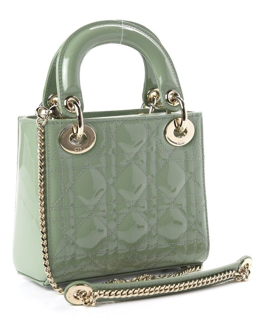 Lady dior mini limited edition mint green, Luxury, Bags & Wallets on ...