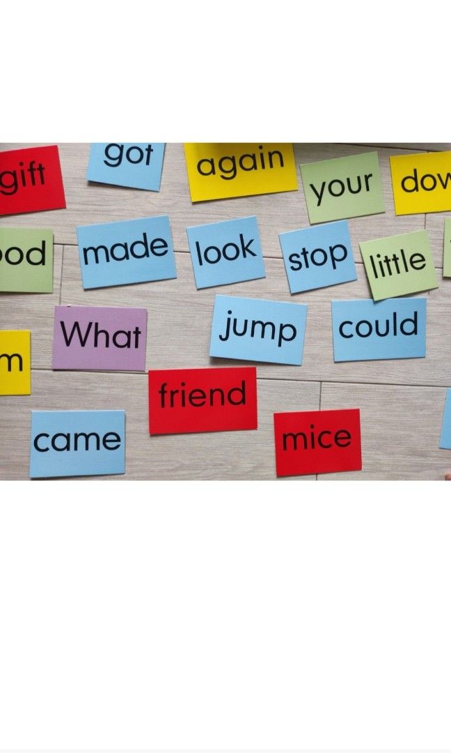 Lauri sight words pocket chart cards, Hobbies & Toys, Toys & Games on ...