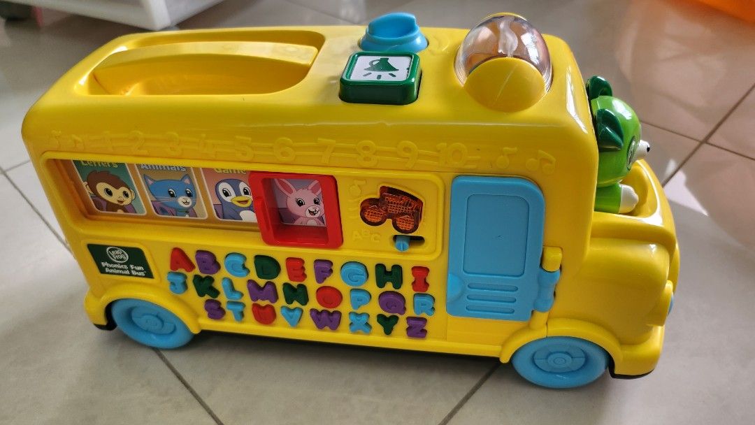 LeapFrog Phonics Fun Animal Bus, Hobbies & Toys, Toys & Games on Carousell