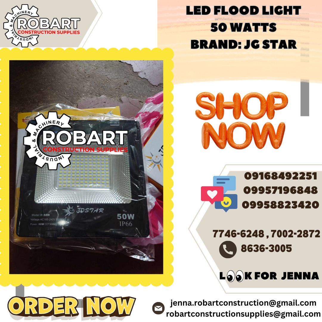 Led Flood Light 50 Watts Brand: JG Star, Commercial & Industrial ...