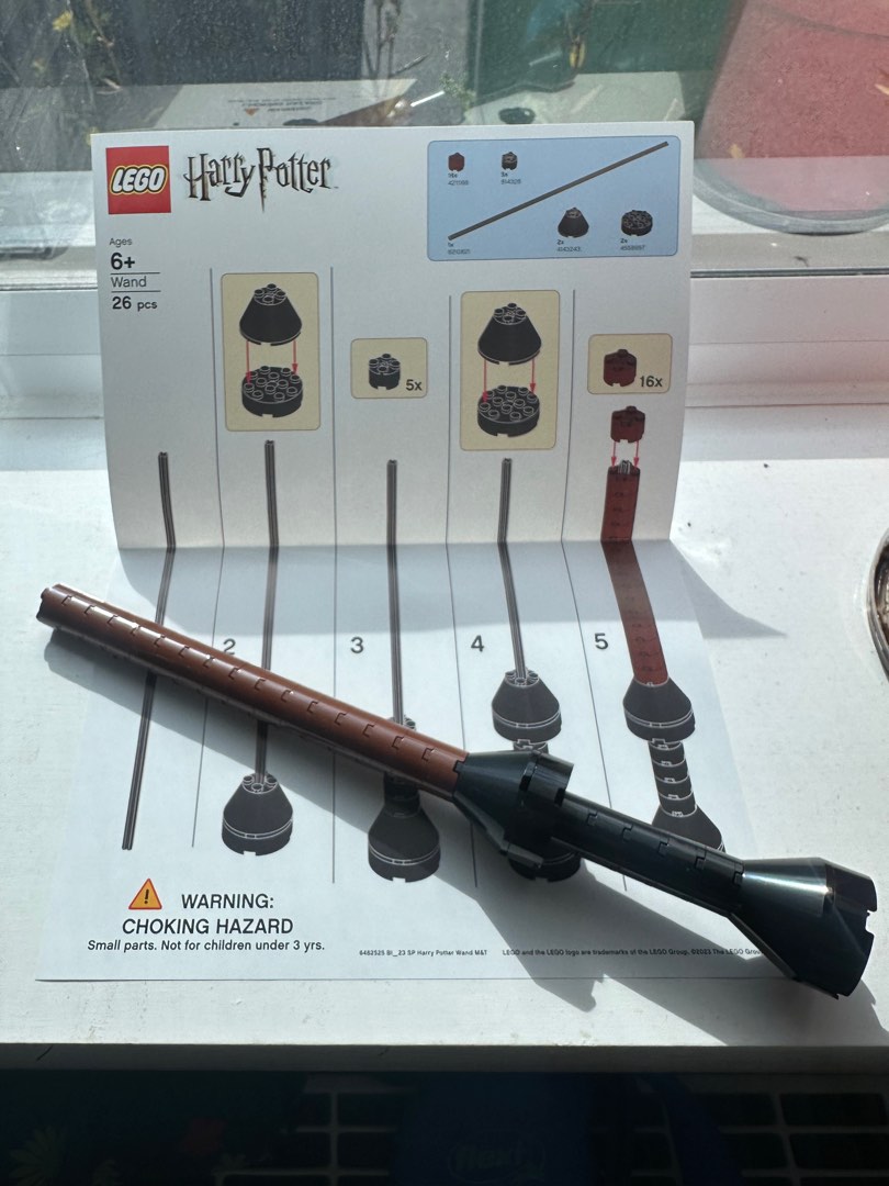 Lego Harry Potter Wand, 興趣及遊戲, 玩具 & 遊戲類 - Carousell