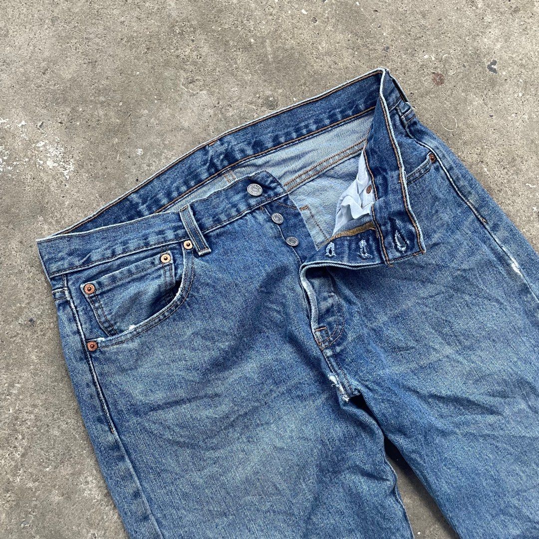Levis 501 Button Fly, Men's Fashion, Bottoms, Jeans on Carousell