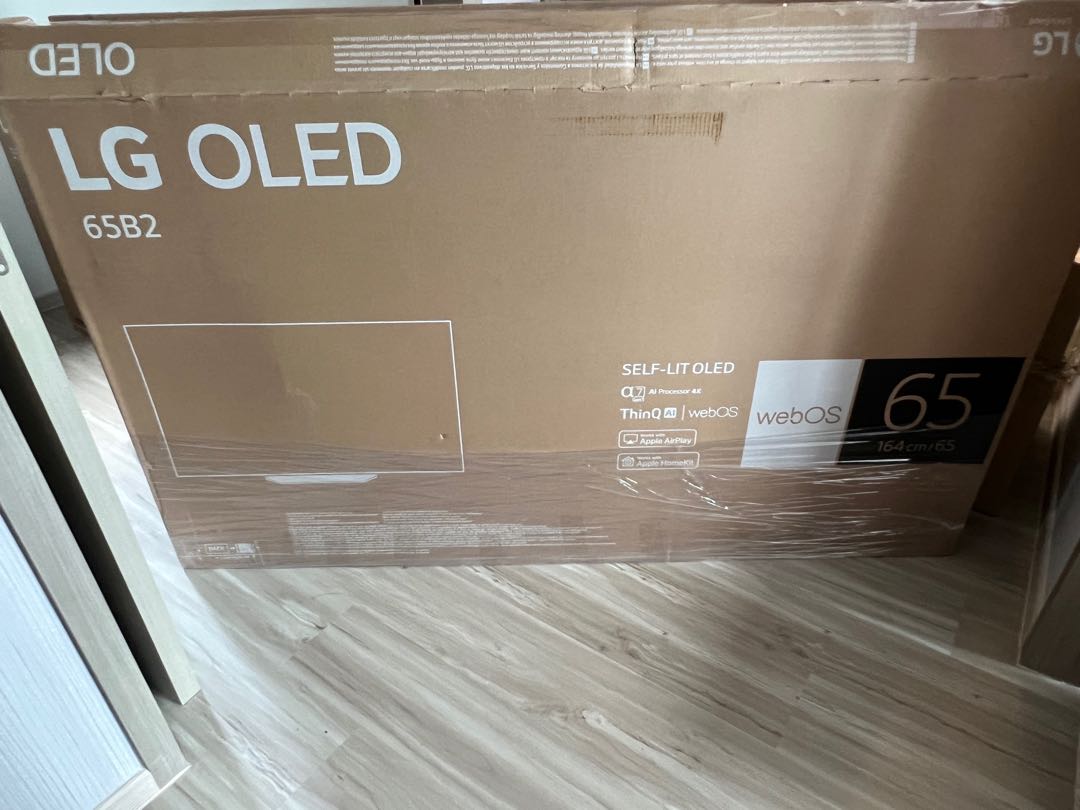 LG TV 65 inch box with styrofoam, TV & Home Appliances, TV ...