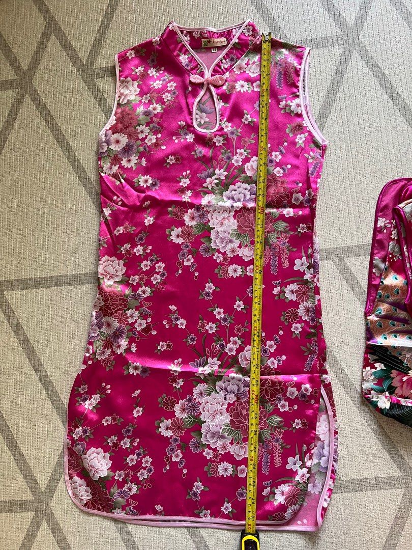 LIKE NEW beautiful Cheong Sum dress for girls/ ladies. For CNY/ Racial ...