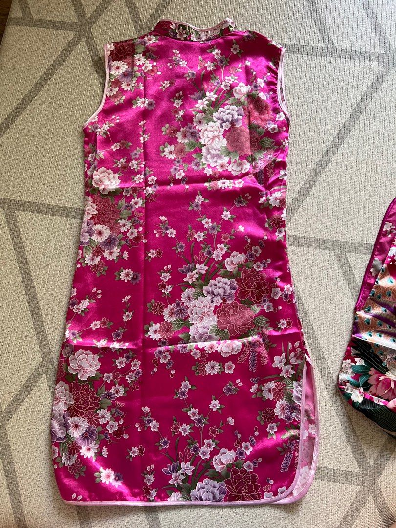 LIKE NEW beautiful Cheong Sum dress for girls/ ladies. For CNY/ Racial ...