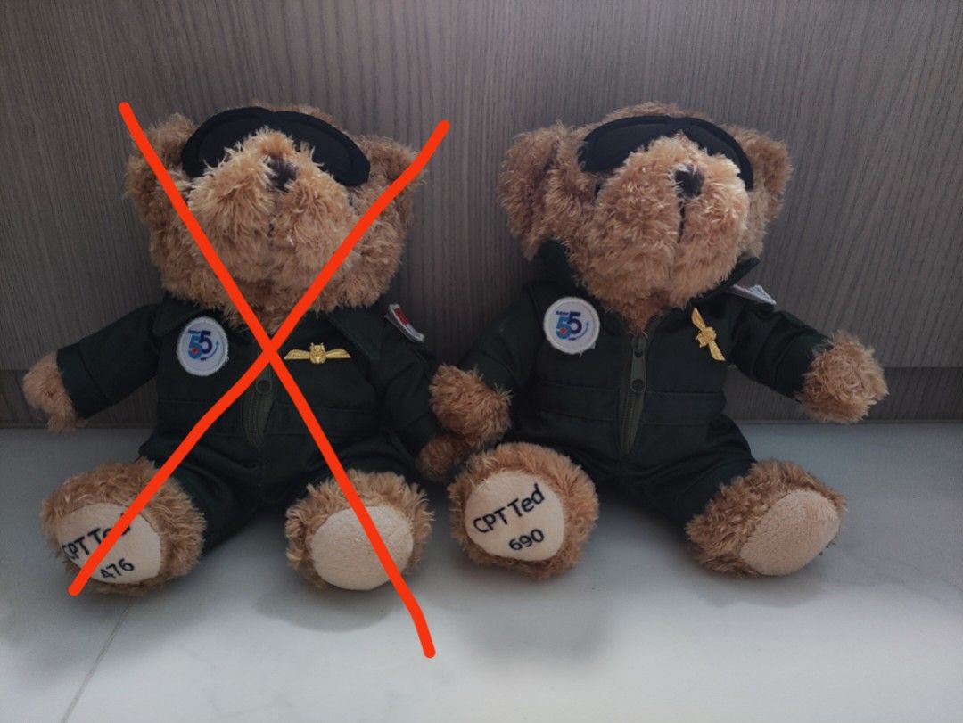 *LIMITED EDITION RSAF 55* CPT TED BEAR, Hobbies & Toys, Memorabilia ...