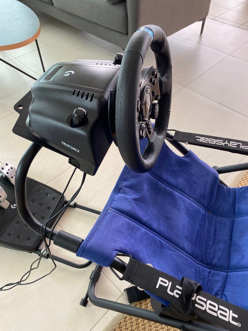 Logitech G923 + Sony Playseat, Video Gaming, Gaming Accessories ...