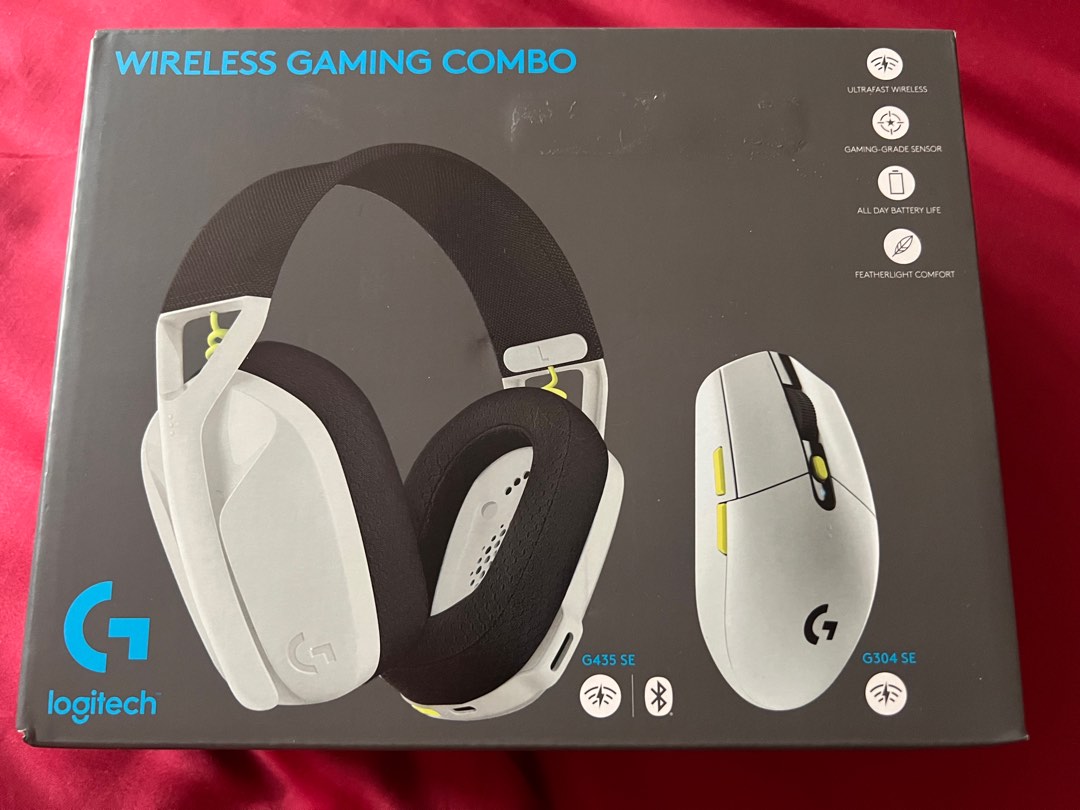 Logitech G wireless gaming combo headphones and mouse, Video Gaming ...