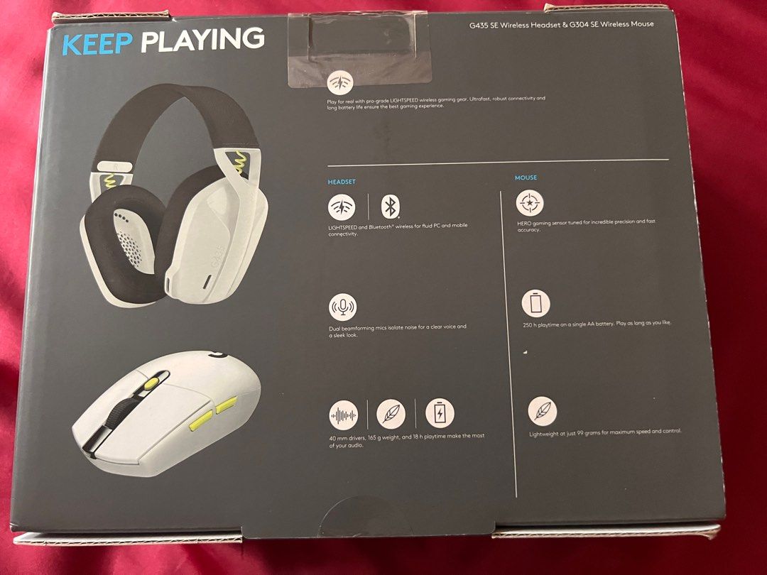 Logitech G Wireless Gaming Combo Headphones And Mouse Video Gaming Gaming Accessories In Game