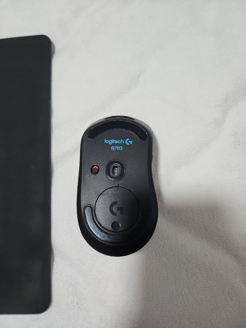 Logitech Powerplay mousepad with G703 mouse, Computers & Tech, Parts ...