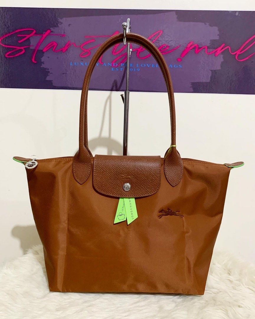 Longchamp club medium longhandle cognac authentic, Luxury, Bags ...