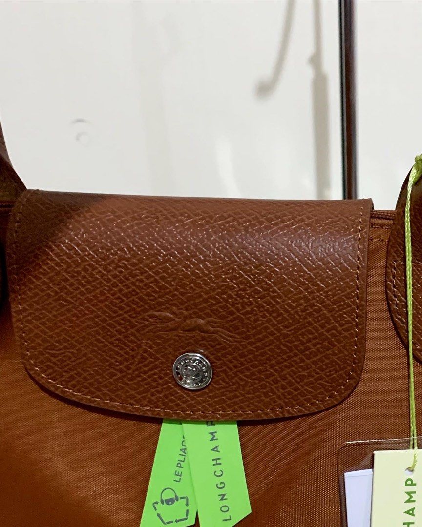Longchamp club medium longhandle cognac authentic, Luxury, Bags ...