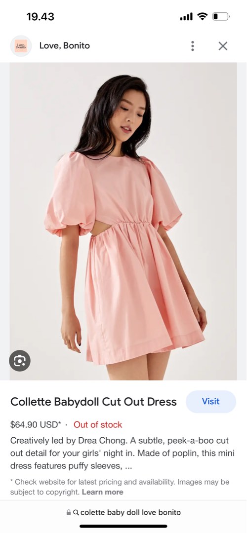 Love bonito Collette baby doll, Women's Fashion, Dresses & Sets ...