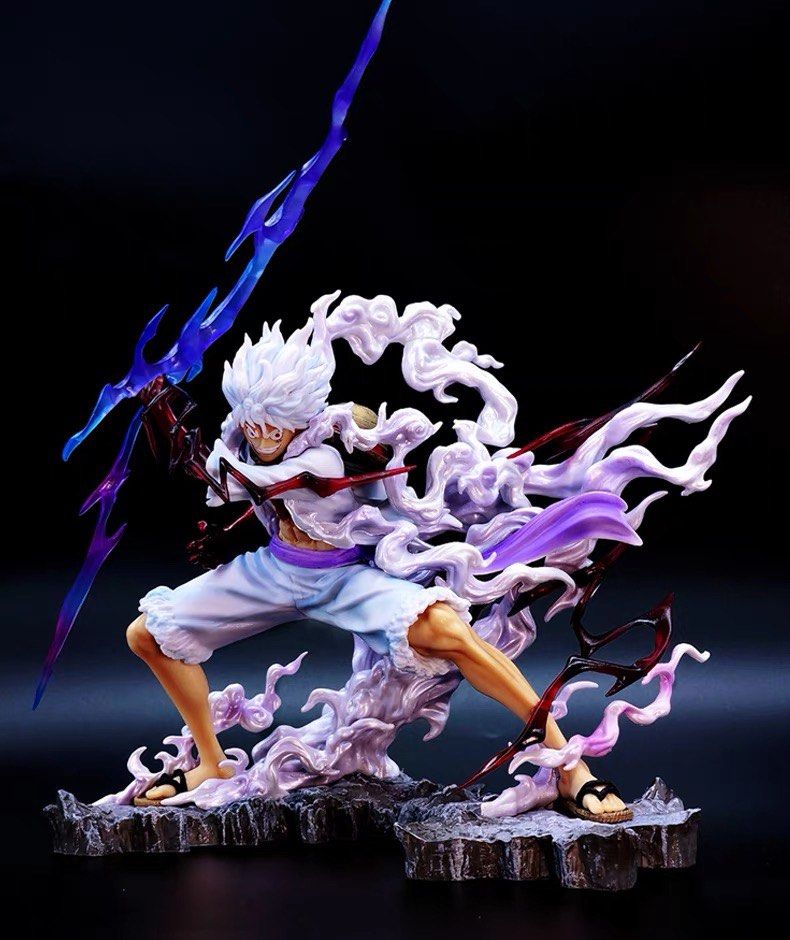 Luffy Gear 5 (White hair) figurine, Hobbies & Toys, Memorabilia ...