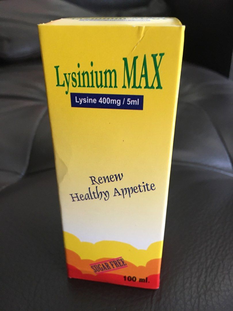 Lysinium Max vitamin, Health & Nutrition, Health Supplements, Vitamins ...