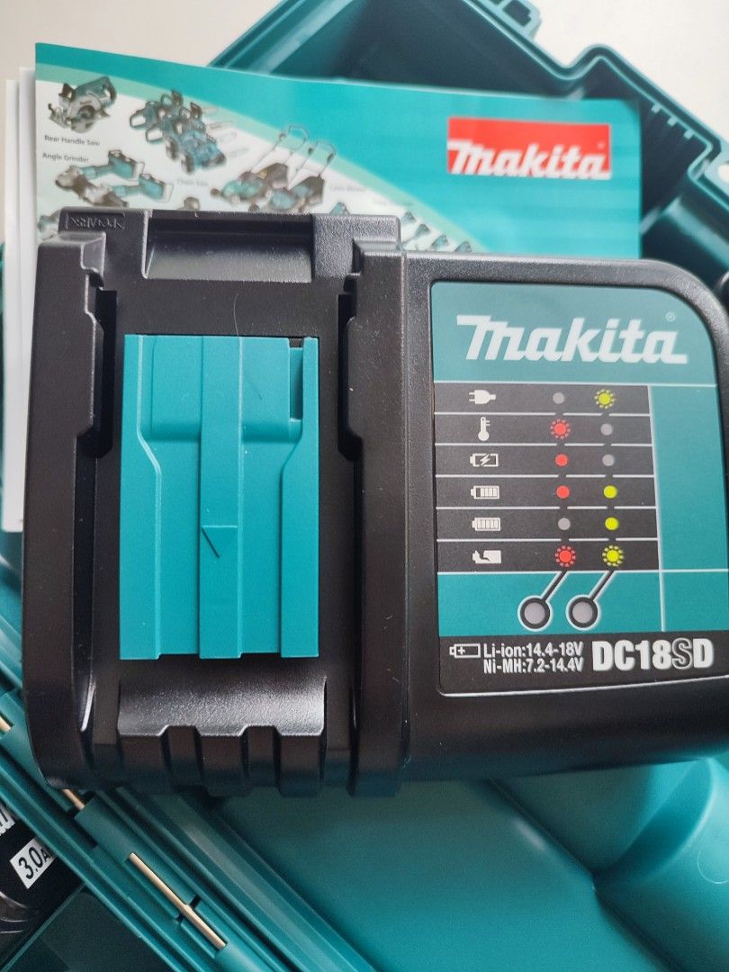 Makita Brushless Hammer Driver Drill DHP484 18V 3.0AH LI-ION (DHP484 ...