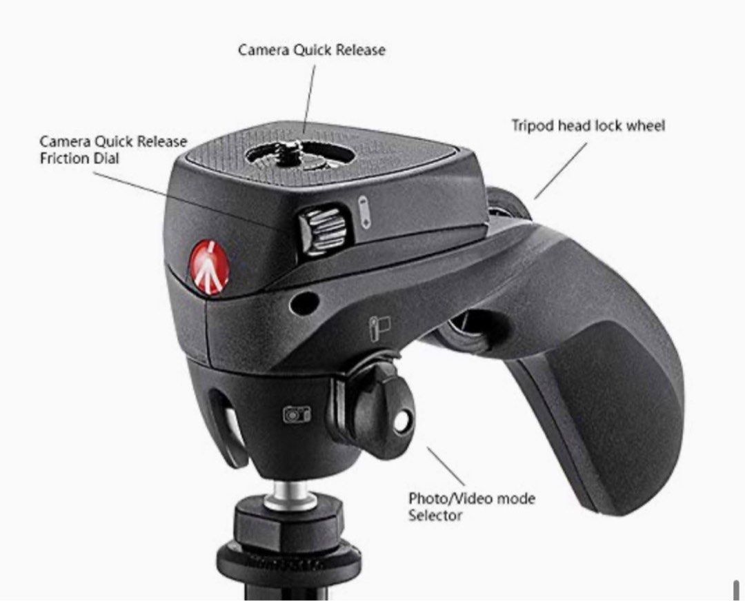 Manfrotto Tripod Mkcompactacn Bk Compact Action Aluminium Tripod