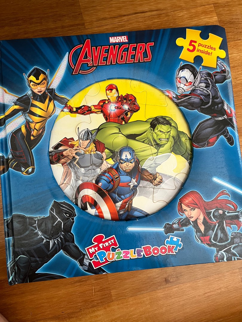 Marvel avengers puzzle book, Babies & Kids, Infant Playtime on Carousell