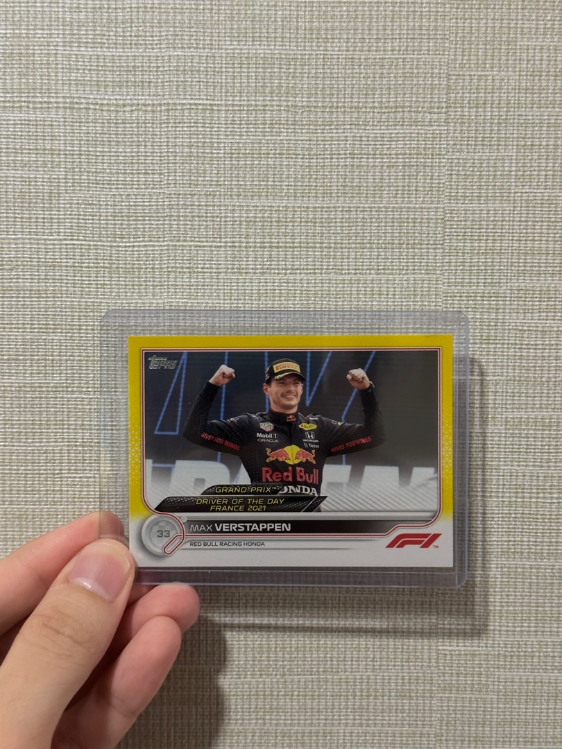 Max Verstappen Number matched 33/125, Hobbies & Toys, Toys & Games on ...
