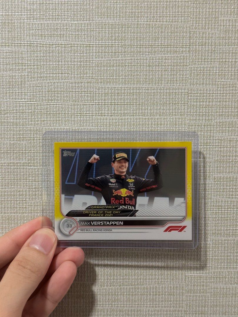Max Verstappen Number matched 33/125, Hobbies & Toys, Toys & Games on ...