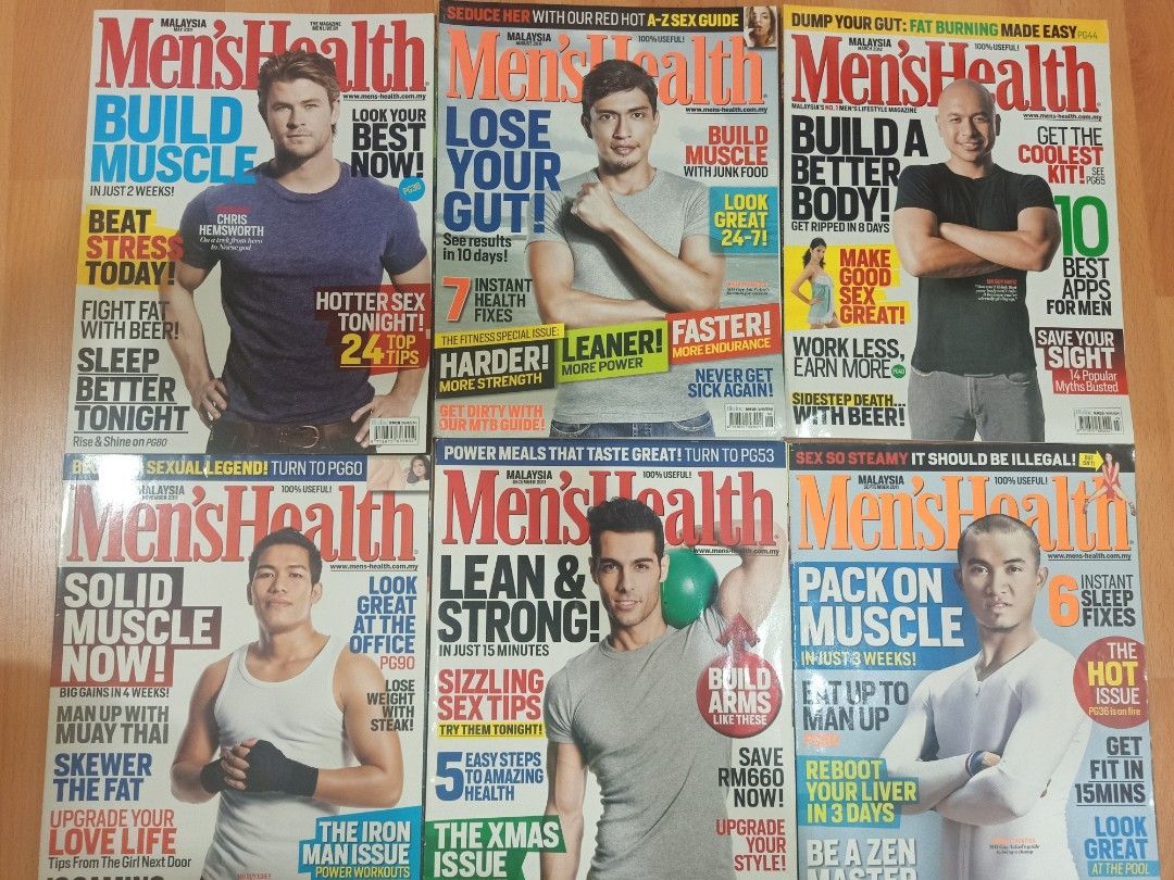 Men's Health magazines, Hobbies & Toys, Books & Magazines, Magazines on ...