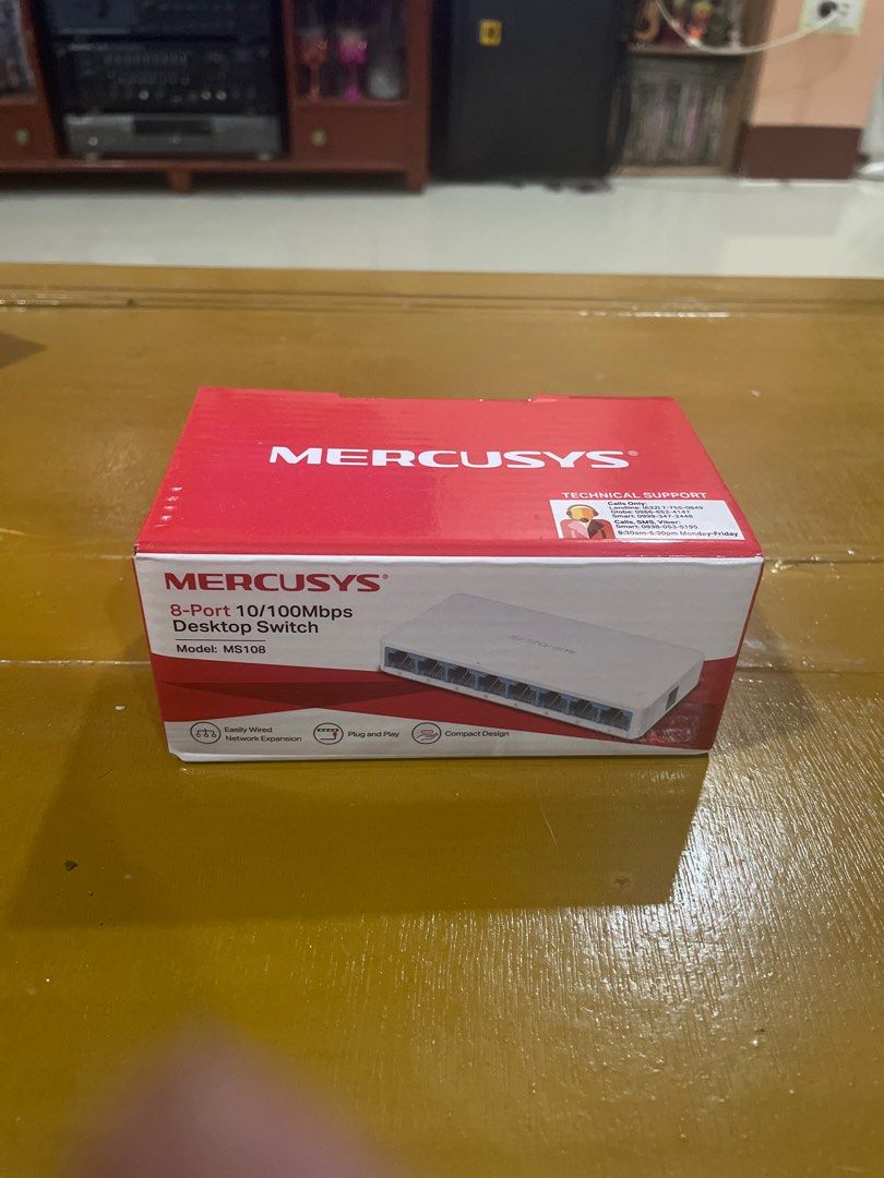 Mercusys AX3000 Wifi Router & Mercusys 8 Port-Network Switch, Computers ...