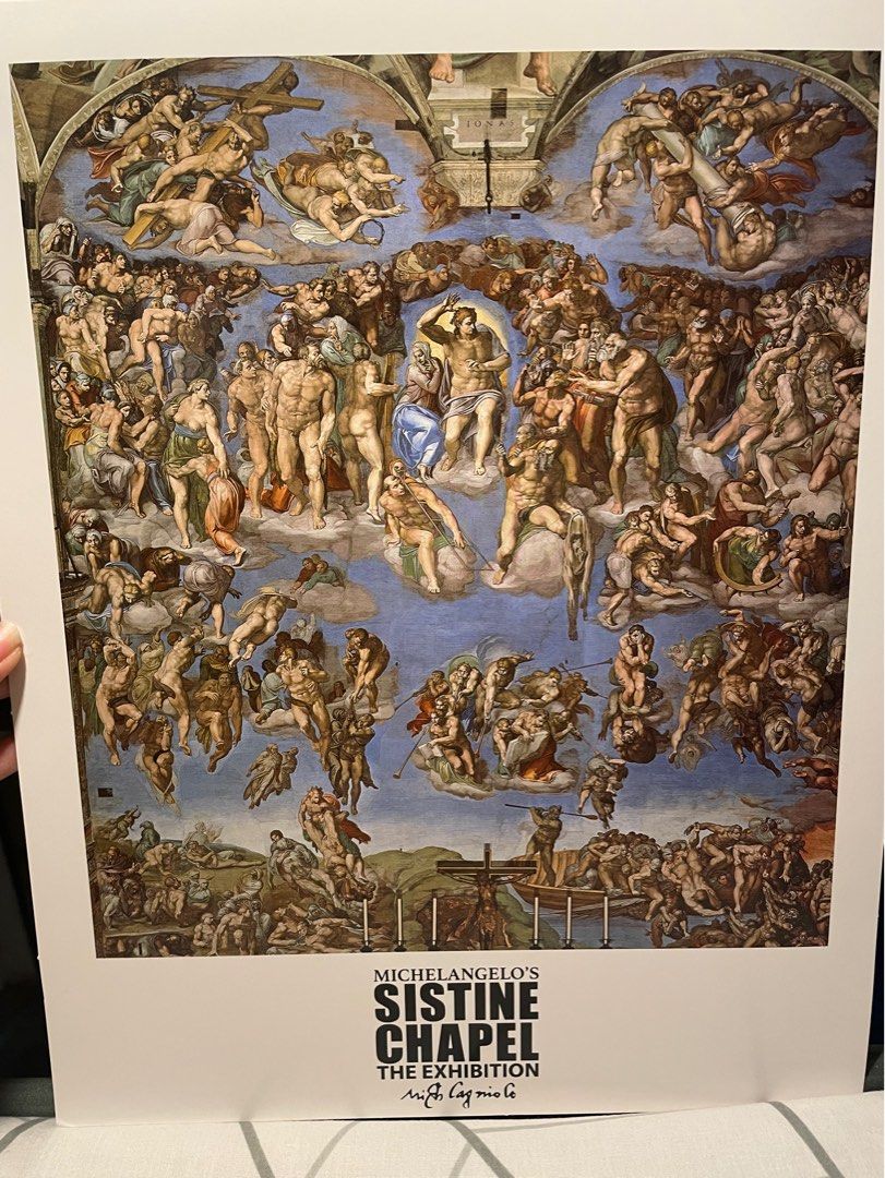 Michaelangelo’s Sistine Chapel Posters, Hobbies & Toys, Memorabilia ...