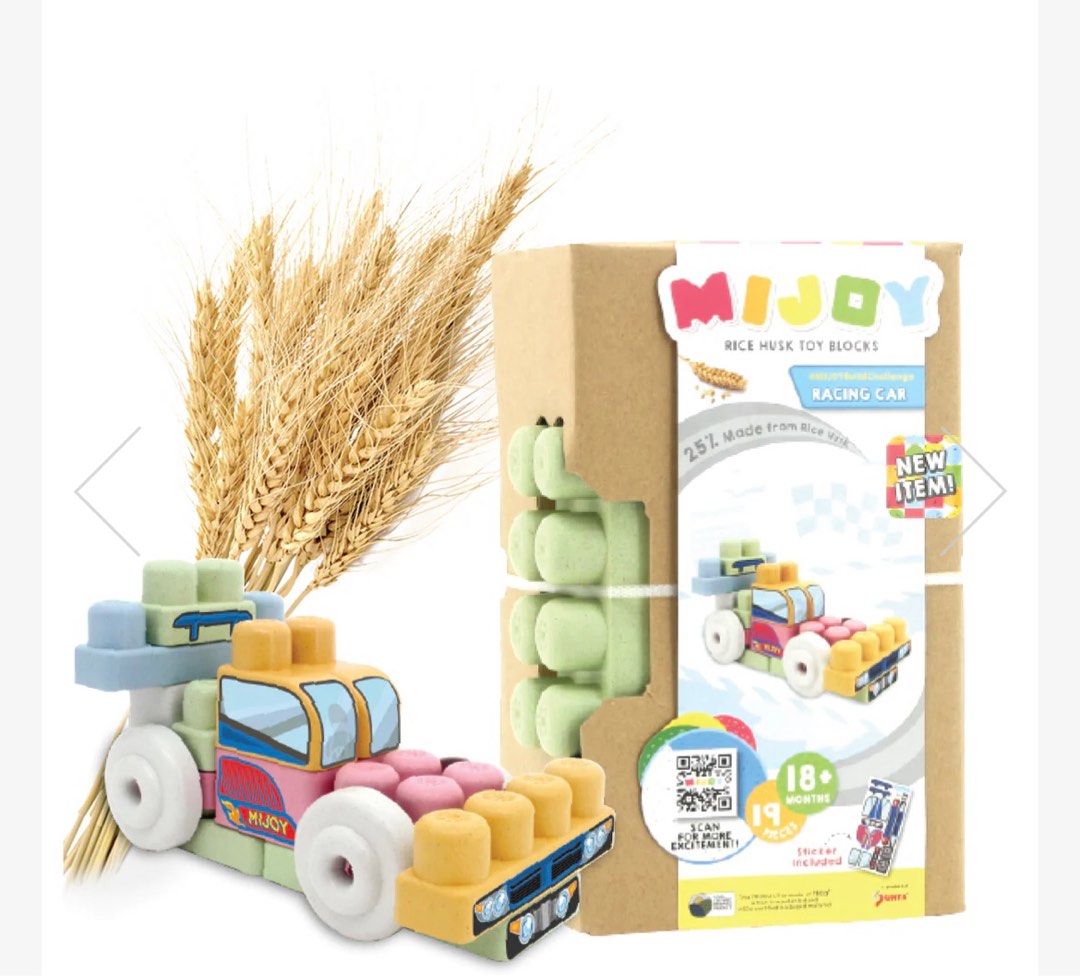 MIJOY RACING CAR aeroplane TOY BLOCKS, Babies & Kids, Infant Playtime ...