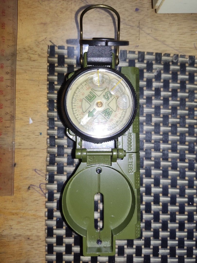 Military Field Compass, Sports Equipment, Hiking & Camping on Carousell