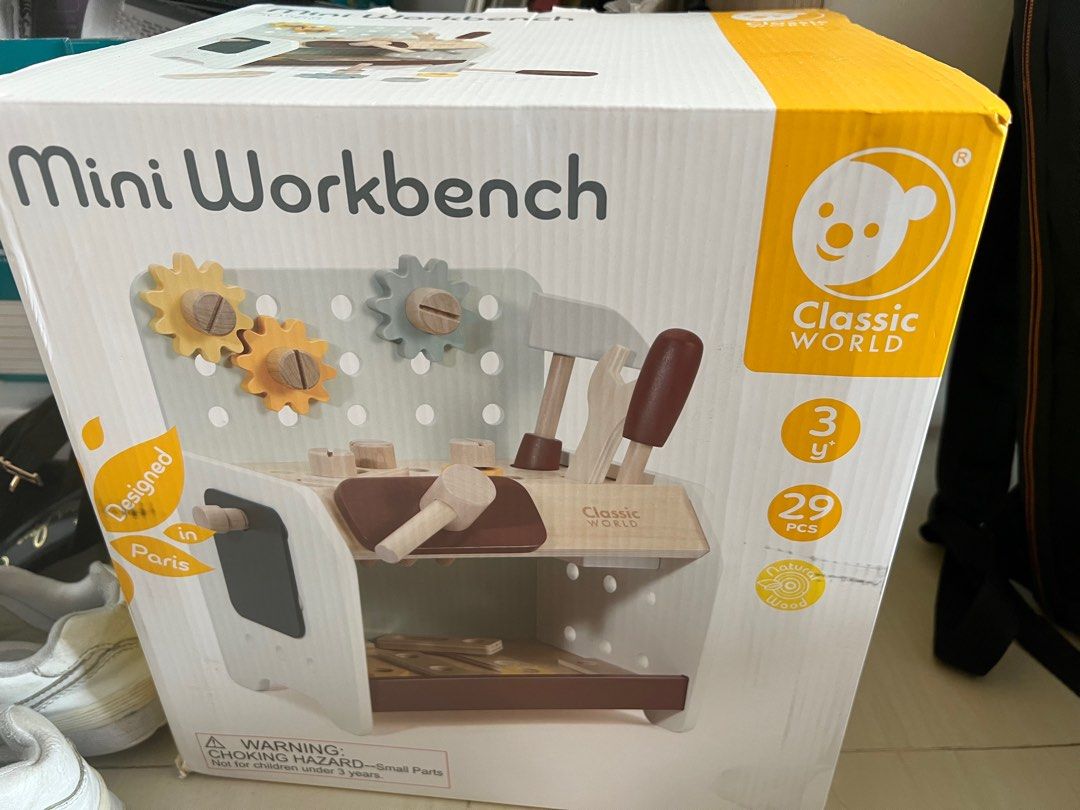 Mini Workbench Toy, Babies & Kids, Infant Playtime on Carousell