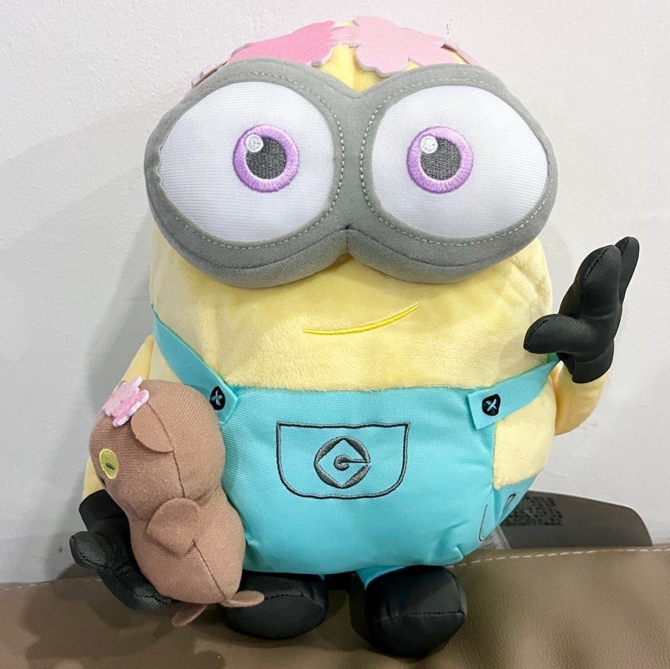 Minion Bob Tim Teddy Bear Plush Plushy Plushie Soft Toy Japan Sakura ...