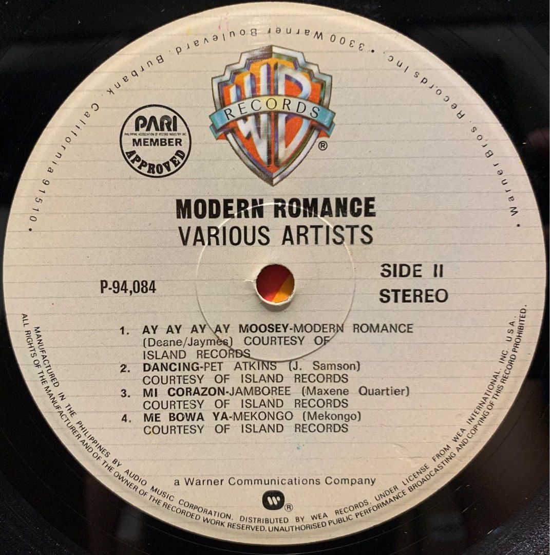 Modern Romance - Various Artist Album Dance Craze Compilation, Hobbies ...