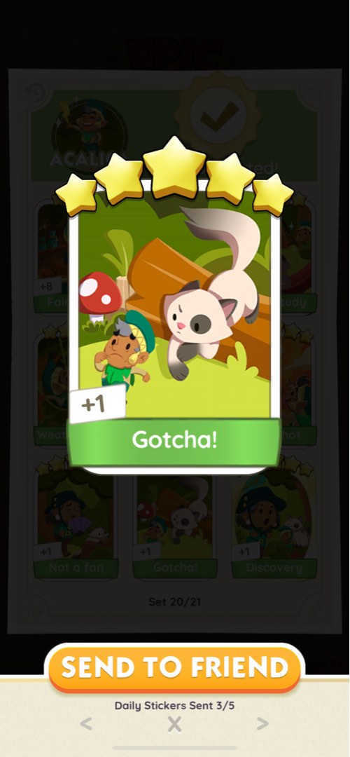 MONOPOLY GO GOTCHA! 5 STAR, Hobbies & Toys, Collectibles & Memorabilia ...