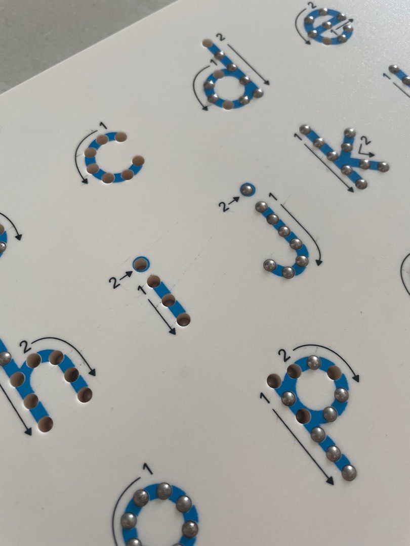 Montessori Alphabet tracing board, Babies & Kids, Infant Playtime on ...