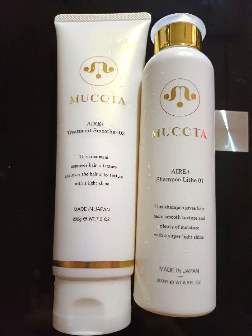 Mucota Aire+ Shampoo & Treatment, Beauty & Personal Care, Hair on Carousell