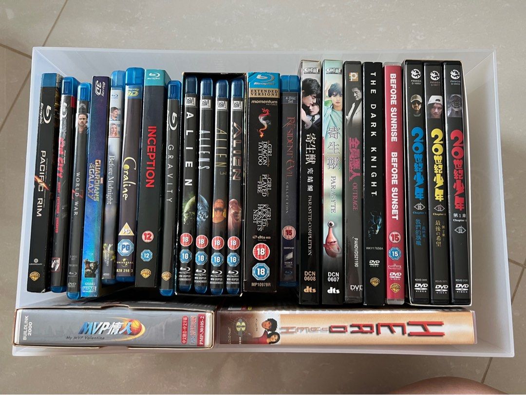 Multiple blu ray and dvd. Selling all together. Includes guardian of ...