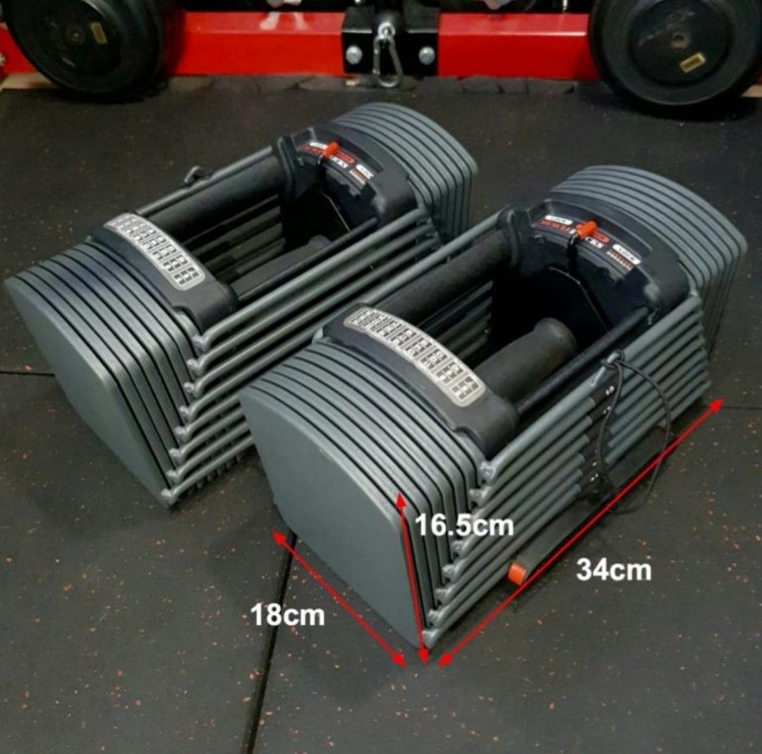 2xMuscle Bricks Adjustable Dumbbells not Powerblock, Sports Equipment ...