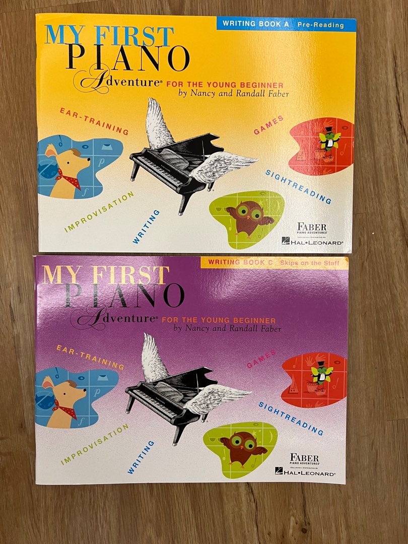 My First Piano Adventure Writing Book A and C, Hobbies & Toys, Books ...