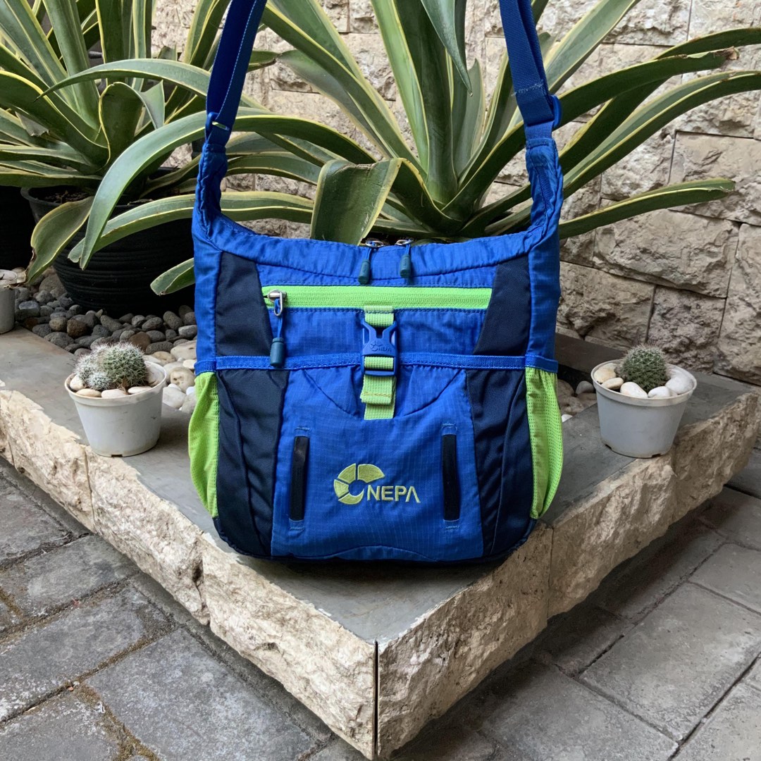 NEPA COBALT BLUE SLING BAG, Fesyen Pria, Tas & Dompet , Tas Selempang ...