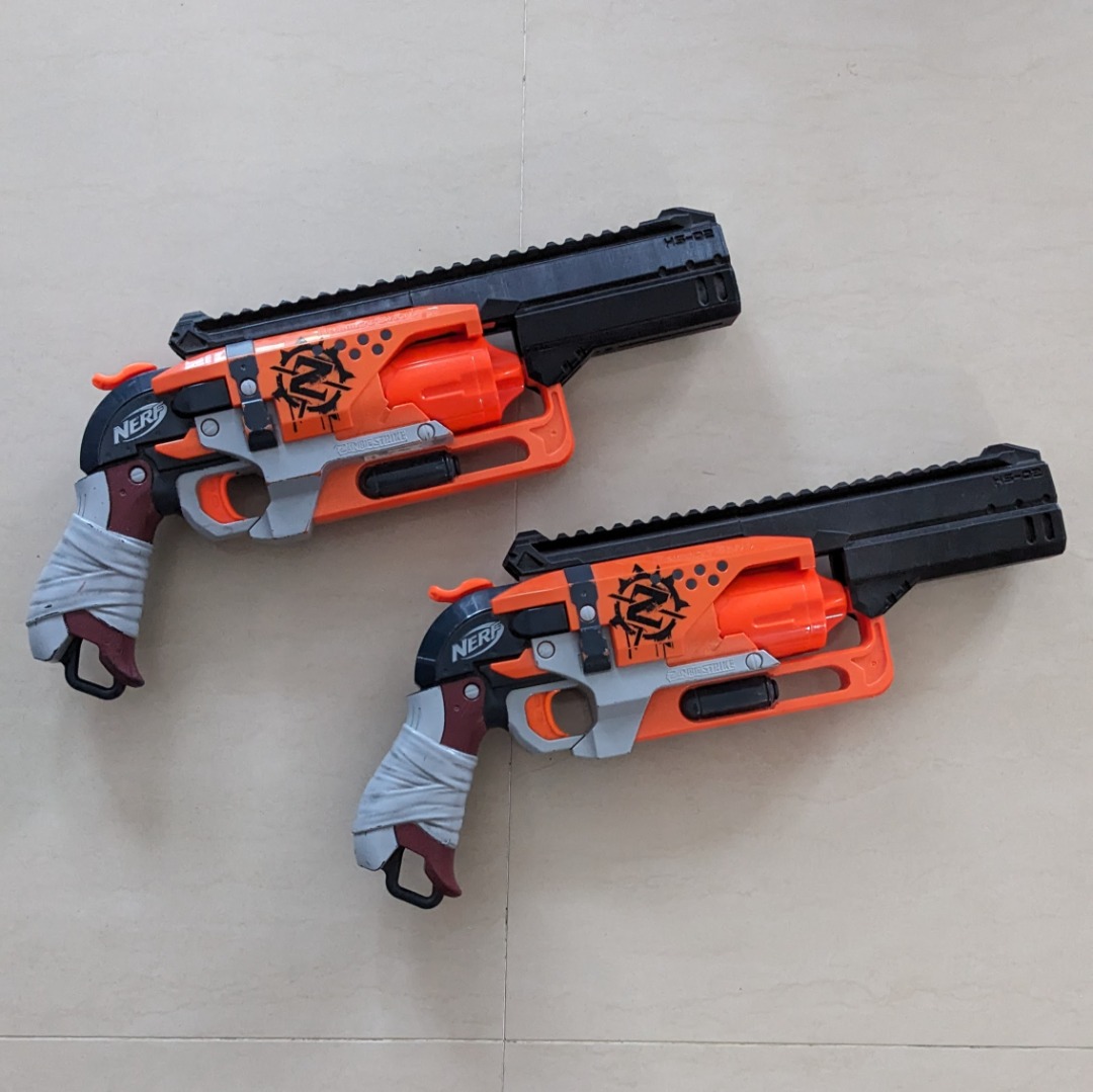 NERF Hammershot Modded with Maliang 3D Printed Kit, Hobbies & Toys ...