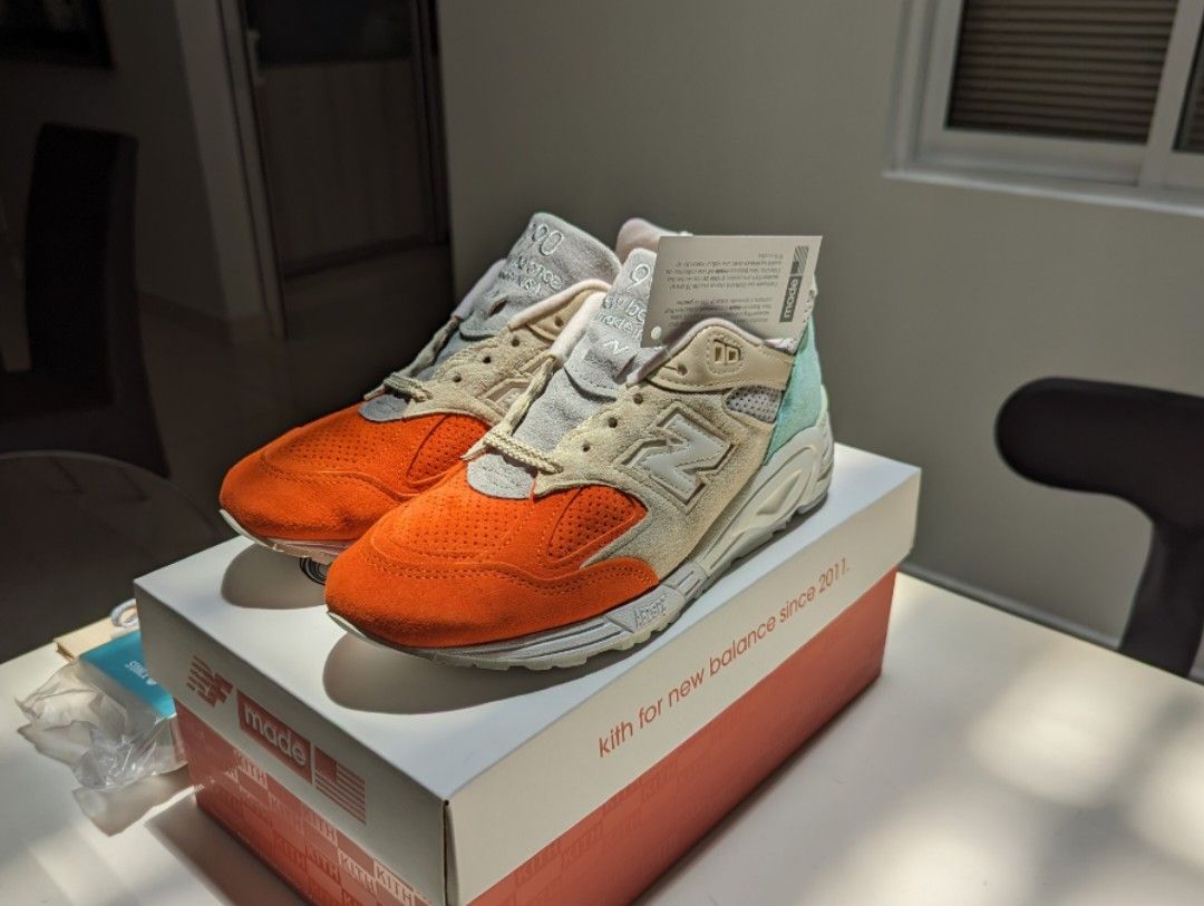 New Balance 990v2 Kith Cyclades/Mykonos (M990KC2), Men's Fashion ...